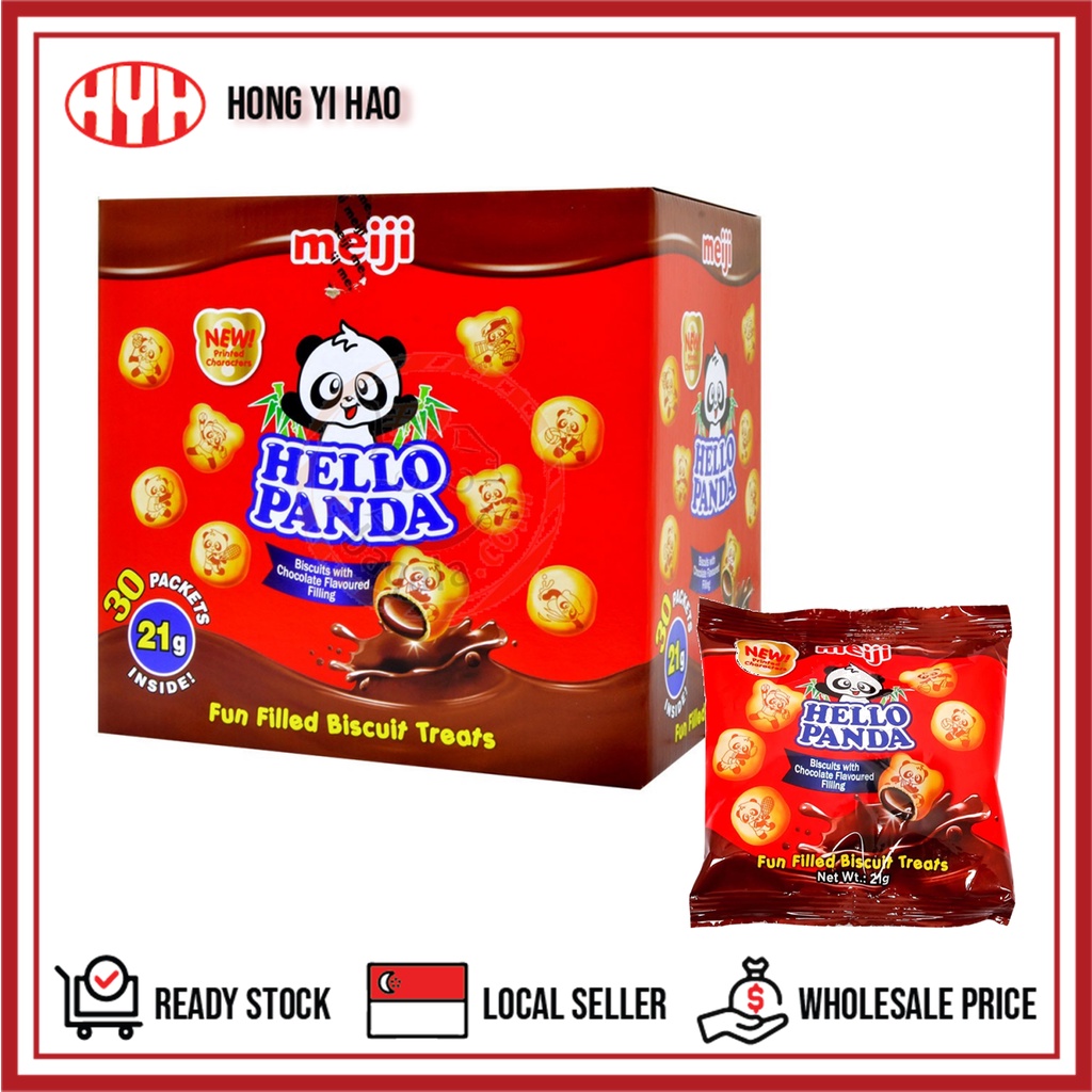 Hello Panda Chocolate Biscuit Box (30x21g) | Shopee Singapore