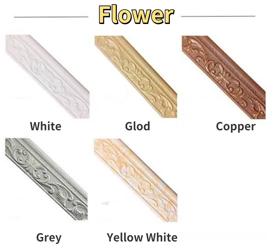 🔥 Lowest Price 🔥 3D Border Wallpaper 8x230cm Wall Decor Ceiling Foam ...