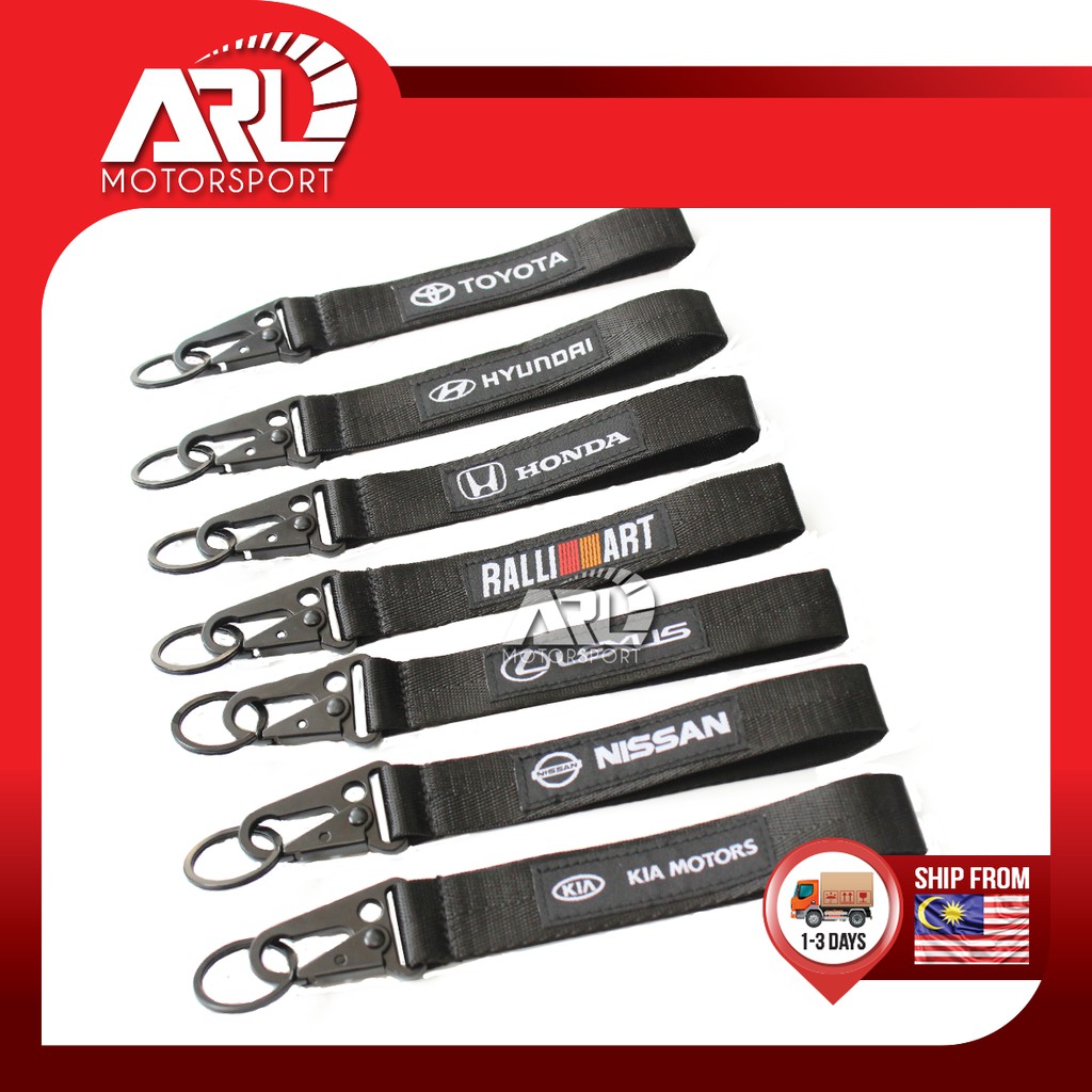 Toyota Honda Nissan Kia Hyundai Mercedes Car Logo Key chain Short ...