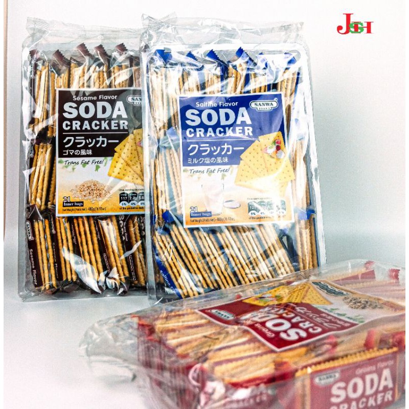 SANWA SODA CRACKER 480G | Shopee Singapore