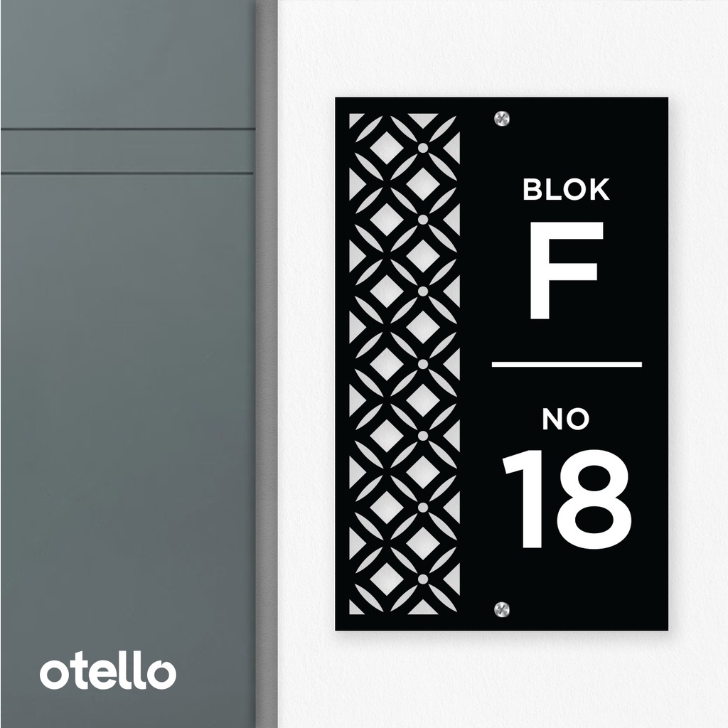 Custom House Plate Address Board Modern House Number UV Print Acrylic ...