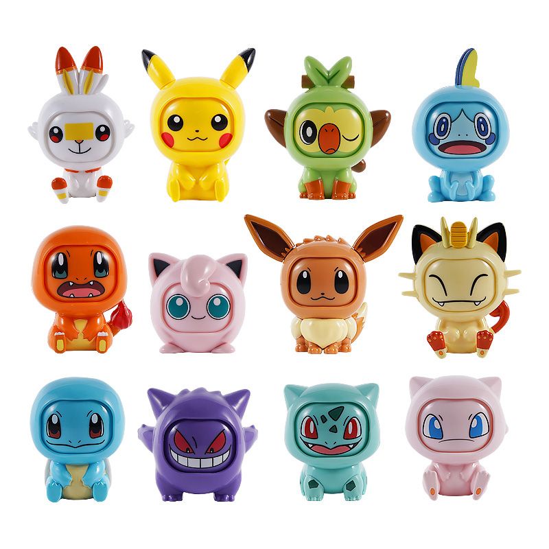 【SG stock】Pokemon face-changing toy Pokeball Pikachu Eevee Charmander ...