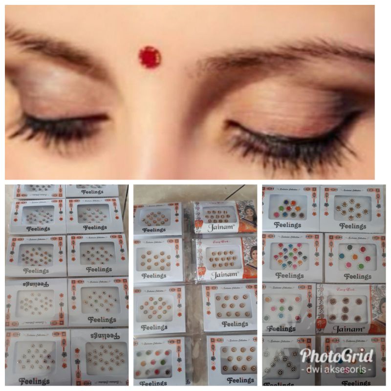 Bindi / round bindi / sticky bindi / Indian bindi / imported bindi ...