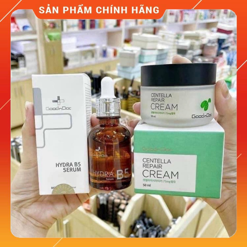 Goodndoc Centella Asiatica Cream and Goodndoc B5 Serum | Shopee Singapore