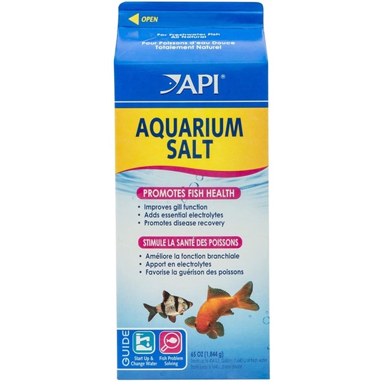 API AQUARIUM SALT NATURAL FISH TONIC 1843g | Shopee Singapore