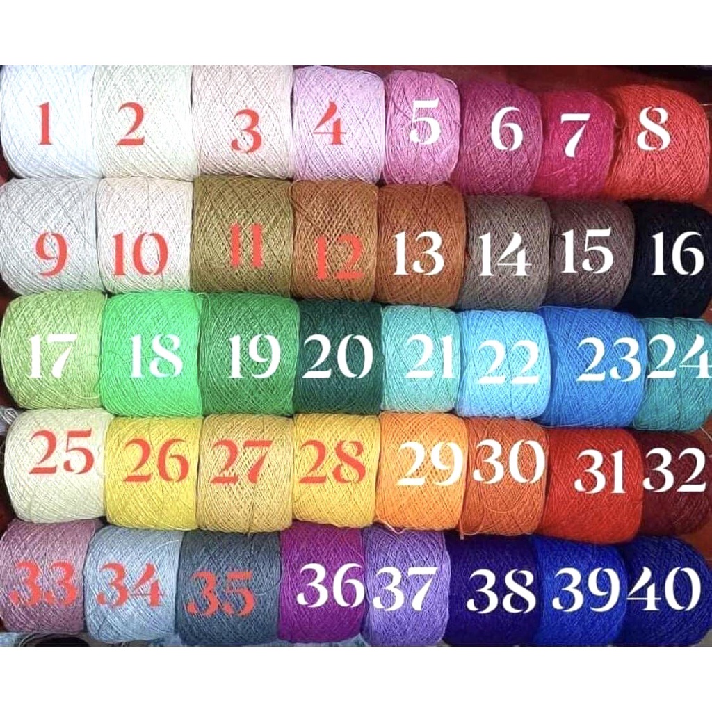 Vietnamese Cotton Yarn 1mm Color Palette 2 | Shopee Singapore