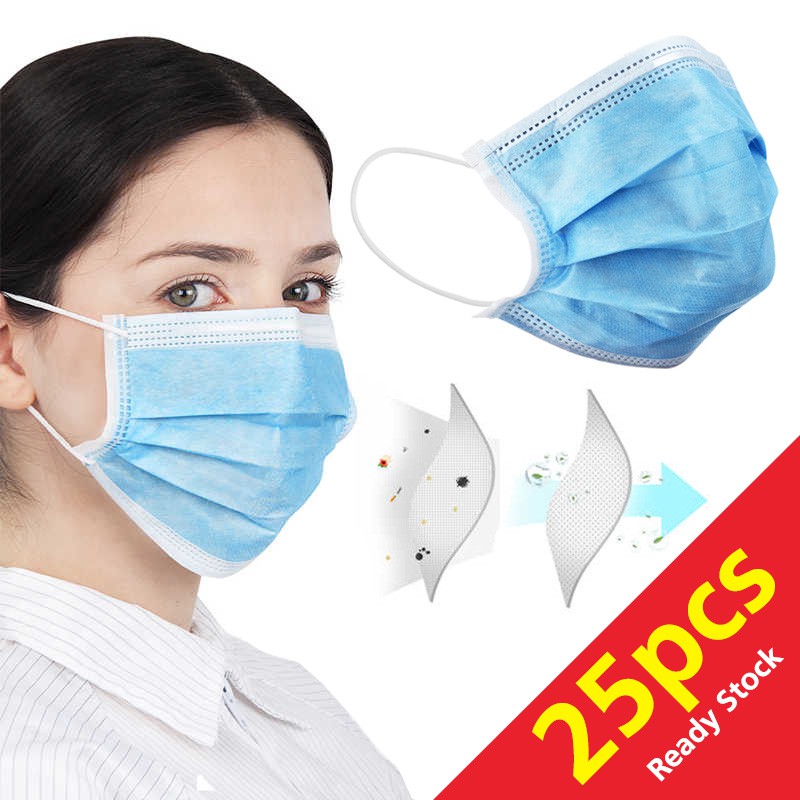 MEDICAL GRADE 3 PLY SURGICAL MASK - PACK OF 25 MASK | Shopee Singapore