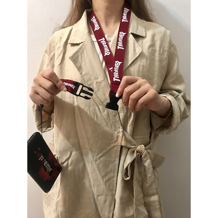 THRASHER Keychain Lanyard Sport Training Running Workout Gym Muscle ...