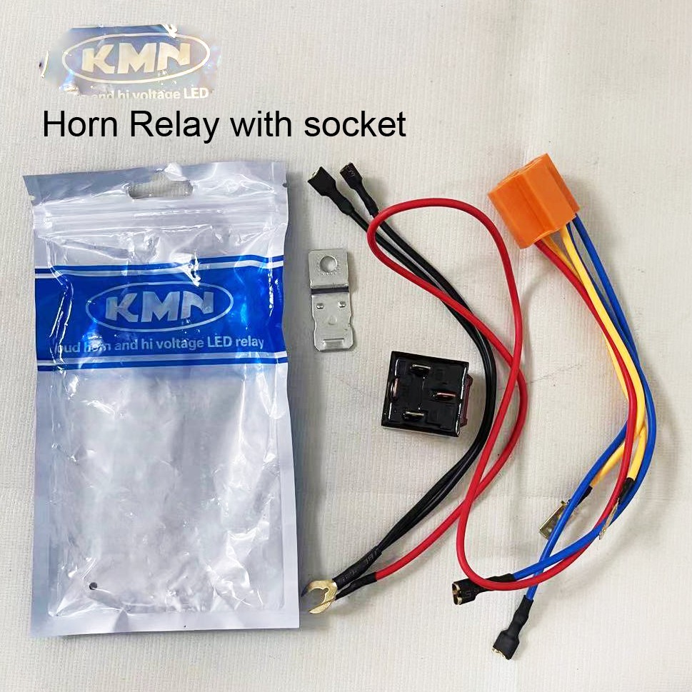 KMN horn relay with socket set horn relay set | Shopee Singapore