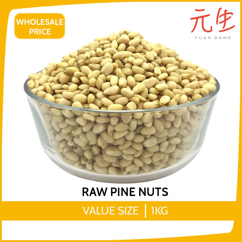 Raw Pine Nuts 1kg Healthy Snacks Wholesale Quality Nuts | Shopee Singapore