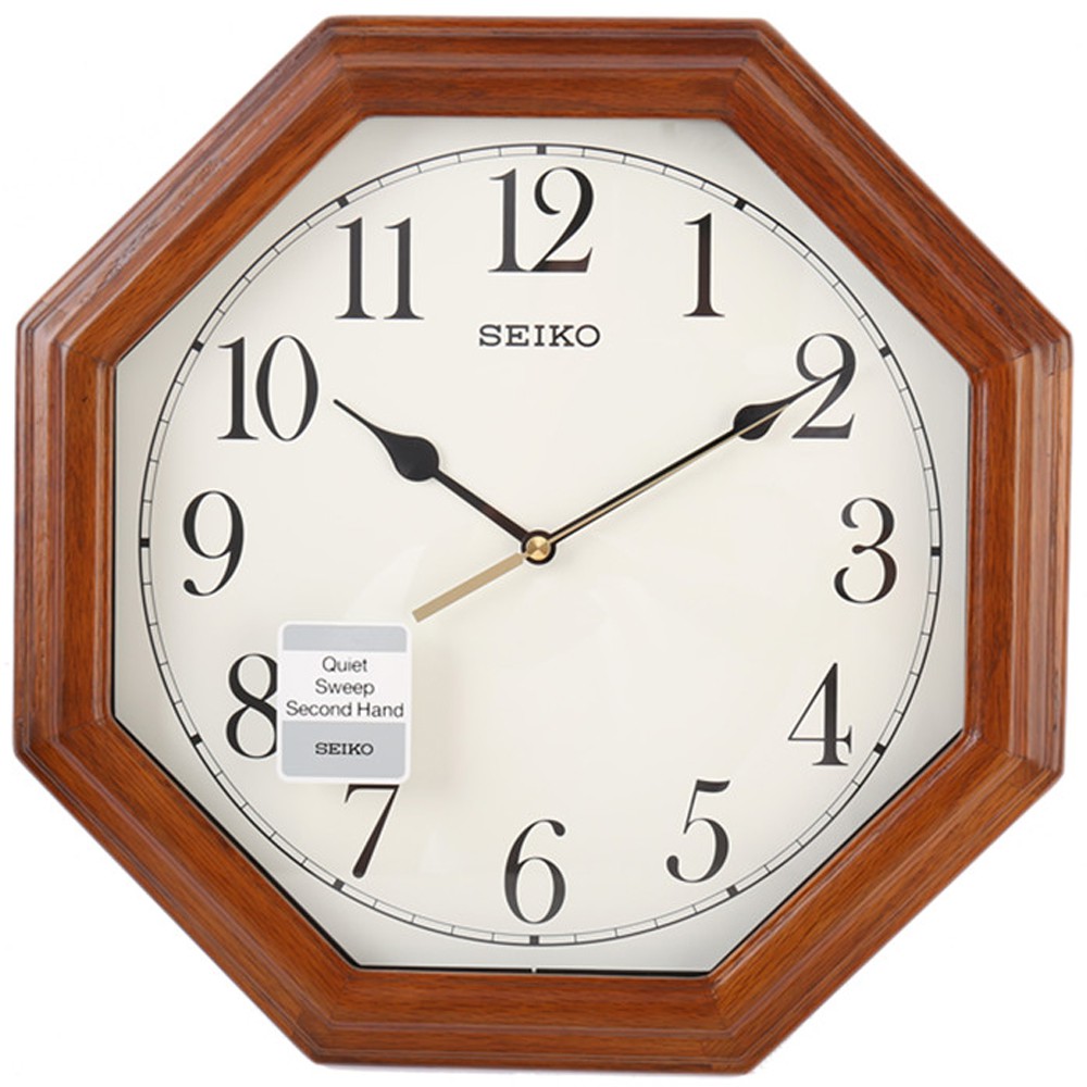 Seiko Vintage Octagon Wall Clock QXA529B | Shopee Singapore