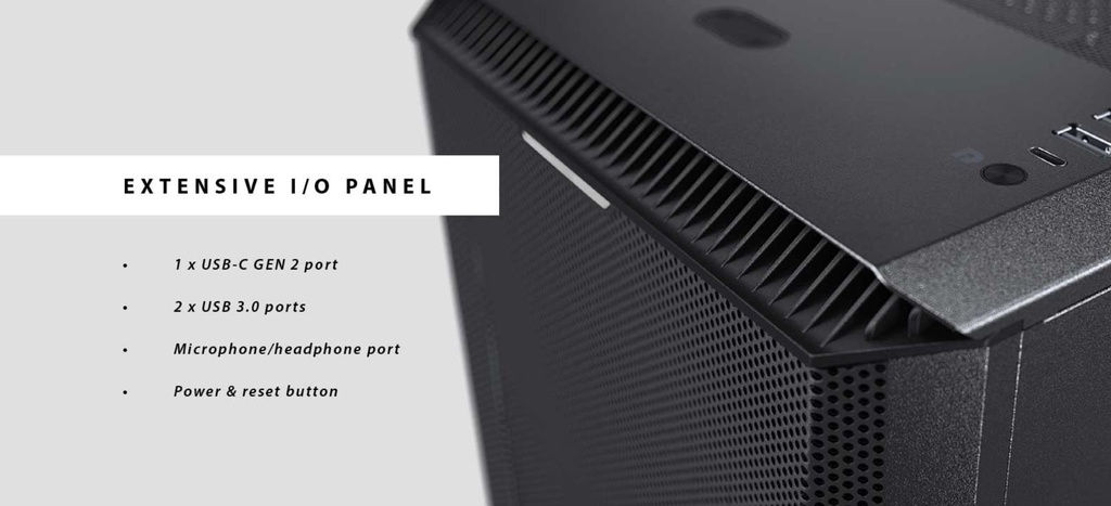 Phanteks Eclipse P500 Air ATX case Black/White (1 YEAR WARRANTY BY ...