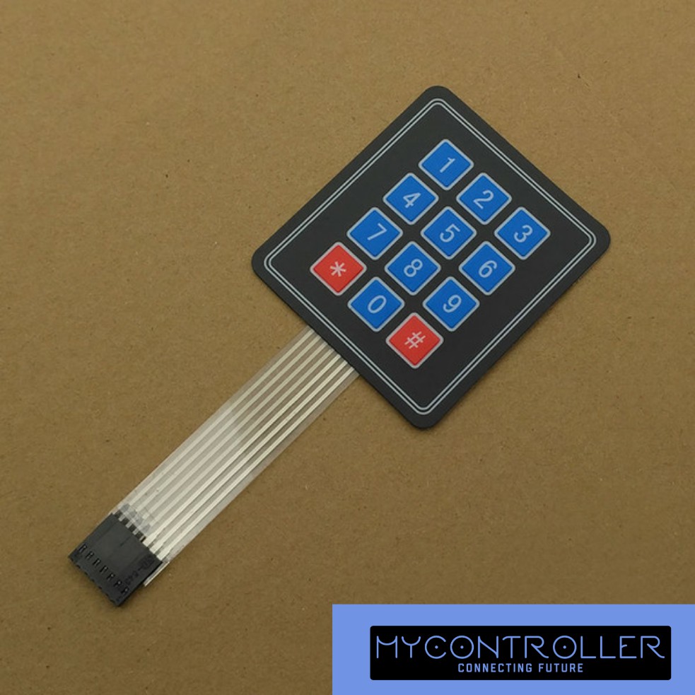 3x4 Matrix Membrane Keypad Arduino | Shopee Singapore