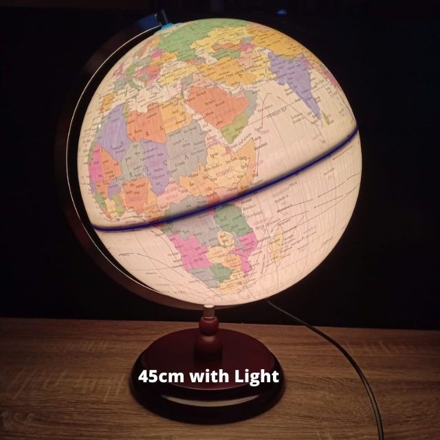 Home Decor 360 Degree Turnable World Globe Part 1 Series | Shopee Singapore