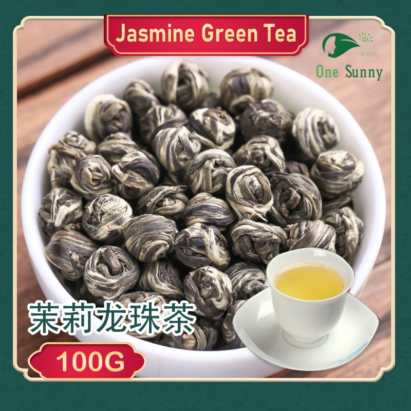One Sunny Jasmine Green Tea 茉莉龙珠茶 100g | Shopee Singapore