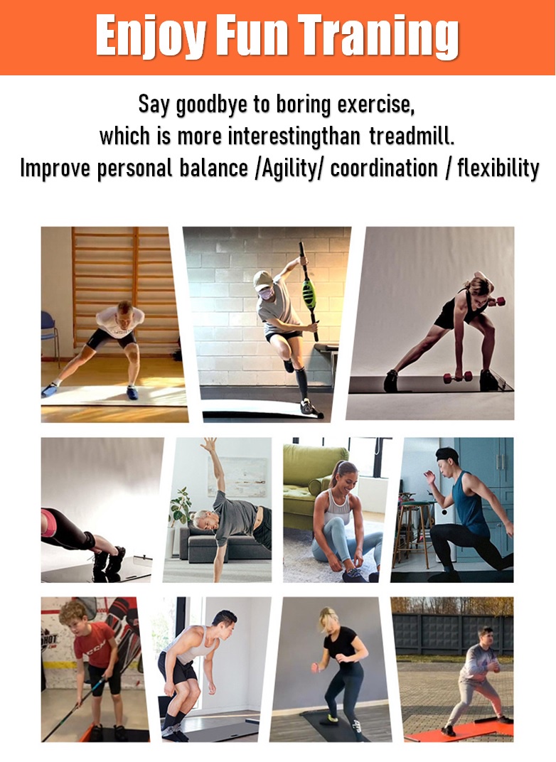 ADSports F43 [1.8M/2.0M/2.3M] Slide Board Skateboard Durable Inline ...