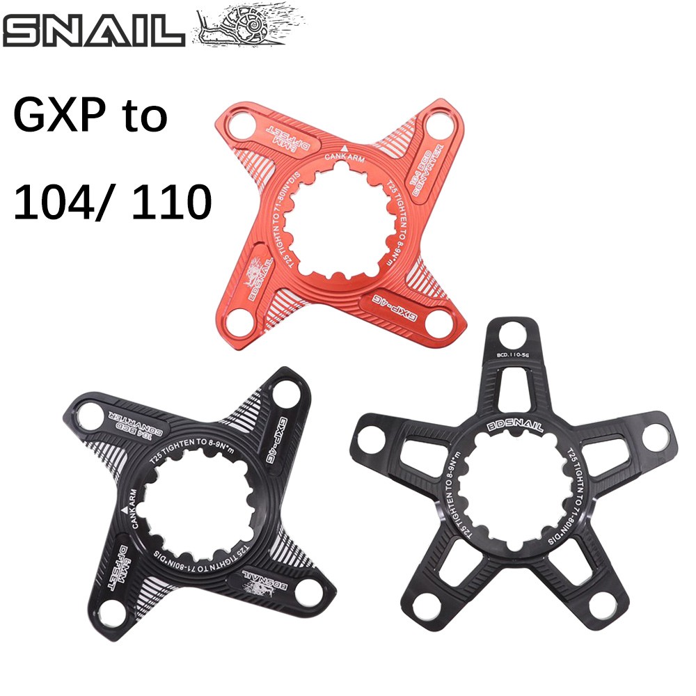Snail Chainring Adapter Spider 6mm Offset Converter for Sram GXP To 104 BCD X9 XX1 X0 X01 GXP ...