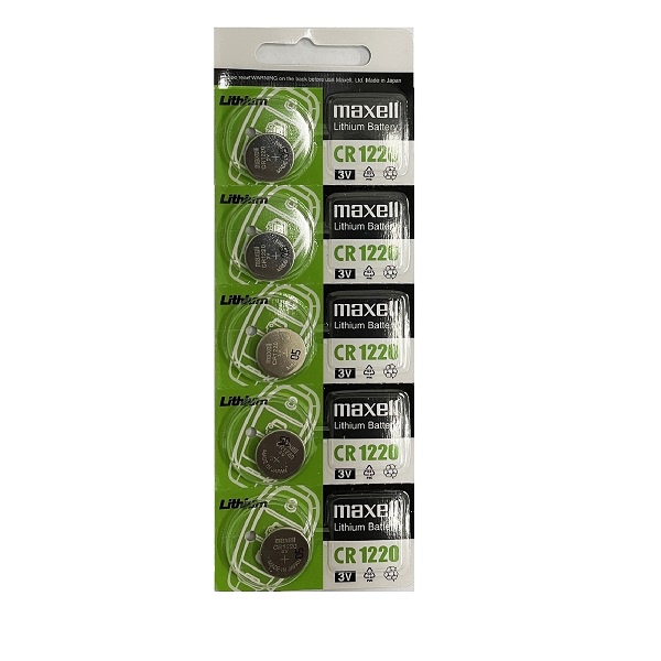[SG] Maxell CR1220 Lithium Cell Button Battery (5 Pieces) | Shopee Singapore
