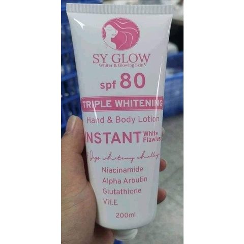 SY Glow Triple Whitening Hand & Body Lotion SPF80 | Shopee Singapore