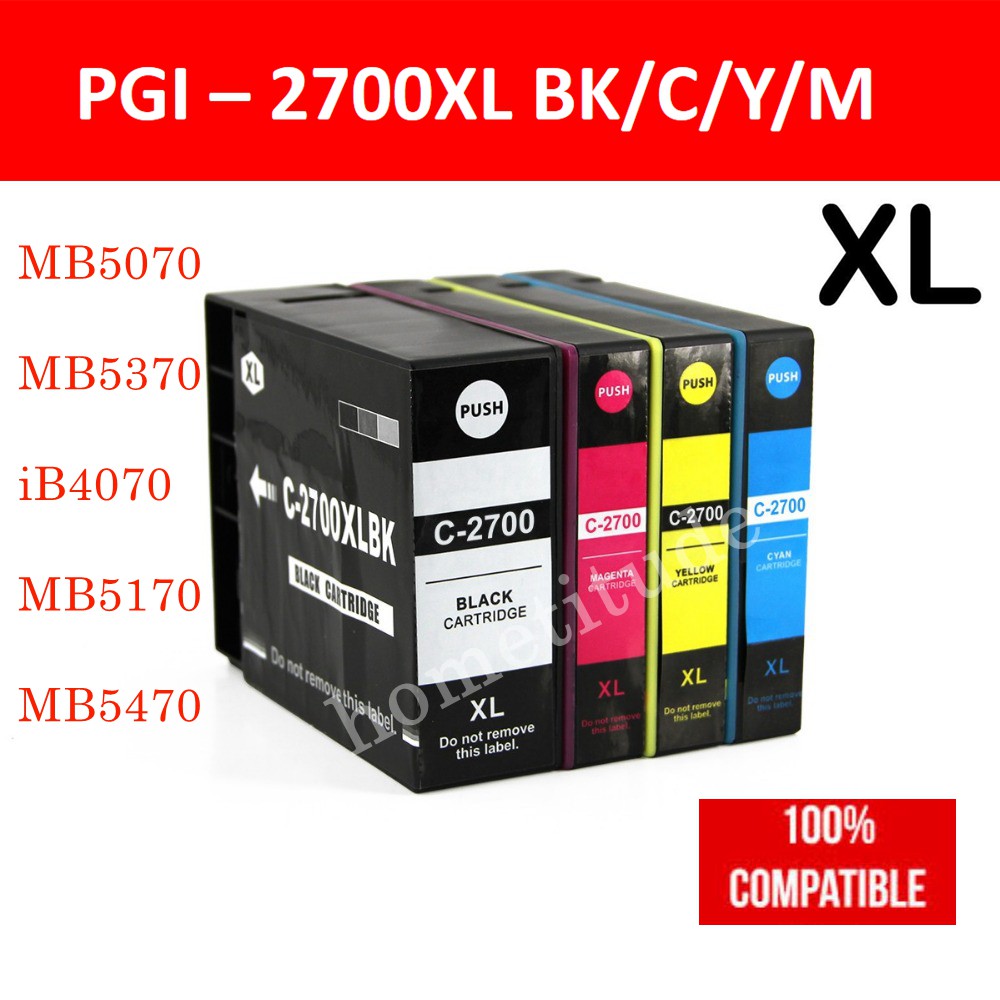 COMPATIBLE XL Canon PGI-2700 XL for MAXIFY MB5070/ MB5370/IB4070 ...