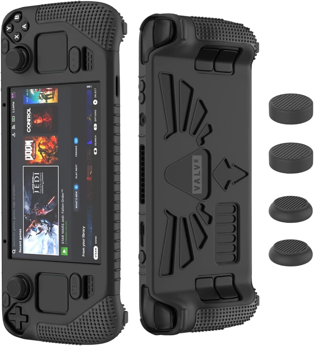 For Steam Deck Standing Protective Case Full Protection Kit to Anti ...