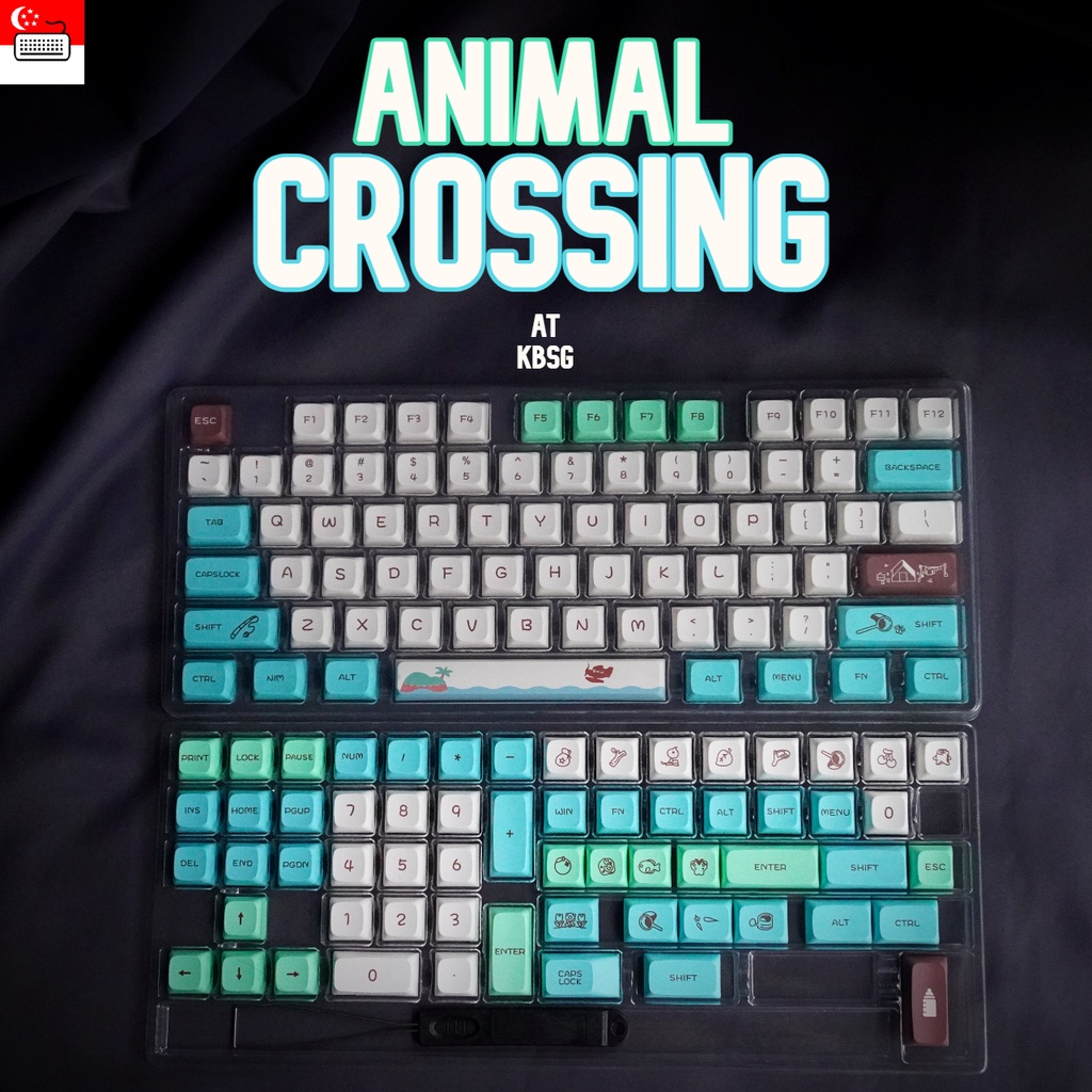 Animal Crossing keycaps XDA profile PBT keycaps for Mechanical Keyboard ...