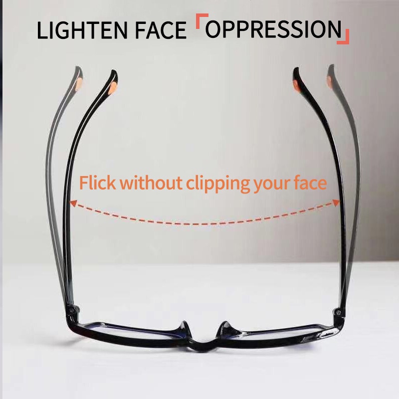 PTQ Anti Blue-Ray Reading Glasses TR90 Eyewear Glasses Resin HD Reading Glasses | Shopee Singapore