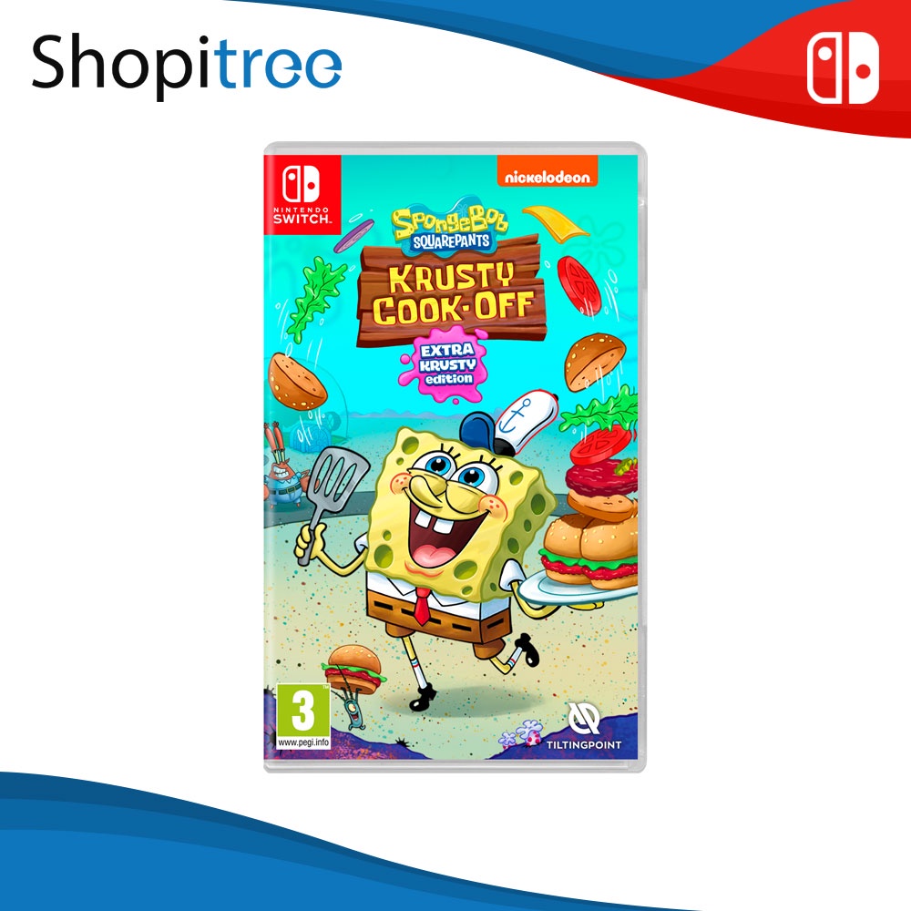 Nintendo Switch Spongebob Squarepants Krusty Cook-Off - Extra Krusty ...