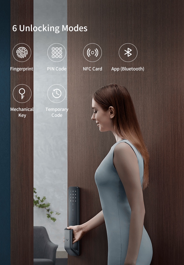 Lockin Push Pull Digital Door Lock S30 Pro | Smart IoT with Smart ...