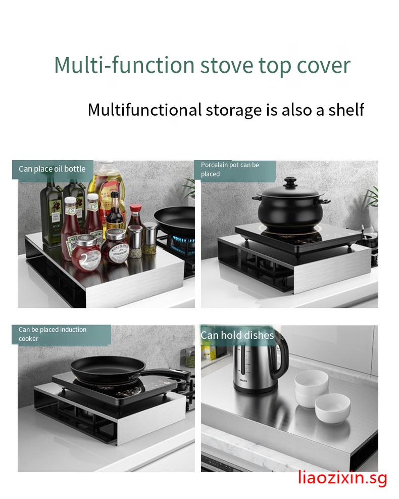 Customizable size 304 stainless steel stove cover gas hob bracket ...