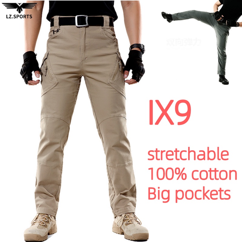 [Ready Stock] cargo pants men hiking pants IX9 II tactical pants ...