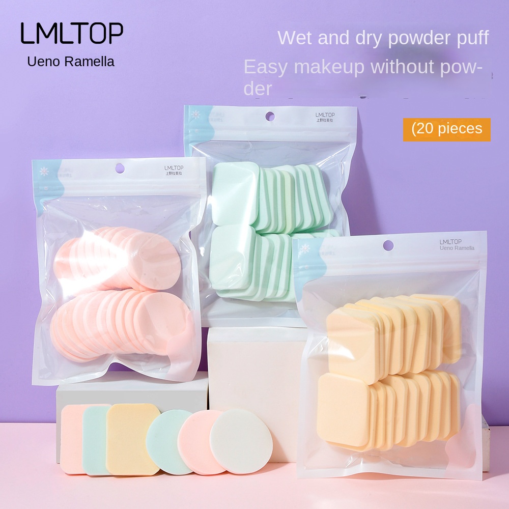 20pcs/pack Makeup Sponge Powder Puff Facial Sponges Beauty | Shopee ...