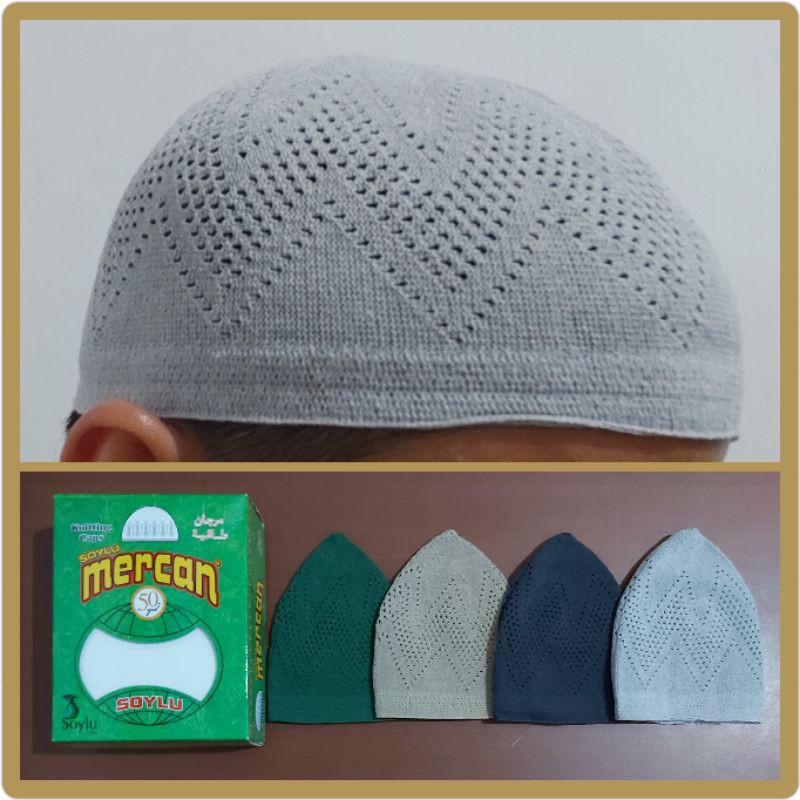 Color Mercan Skullcap Hajj Cap (12Pcs/1 Box) | Shopee Singapore