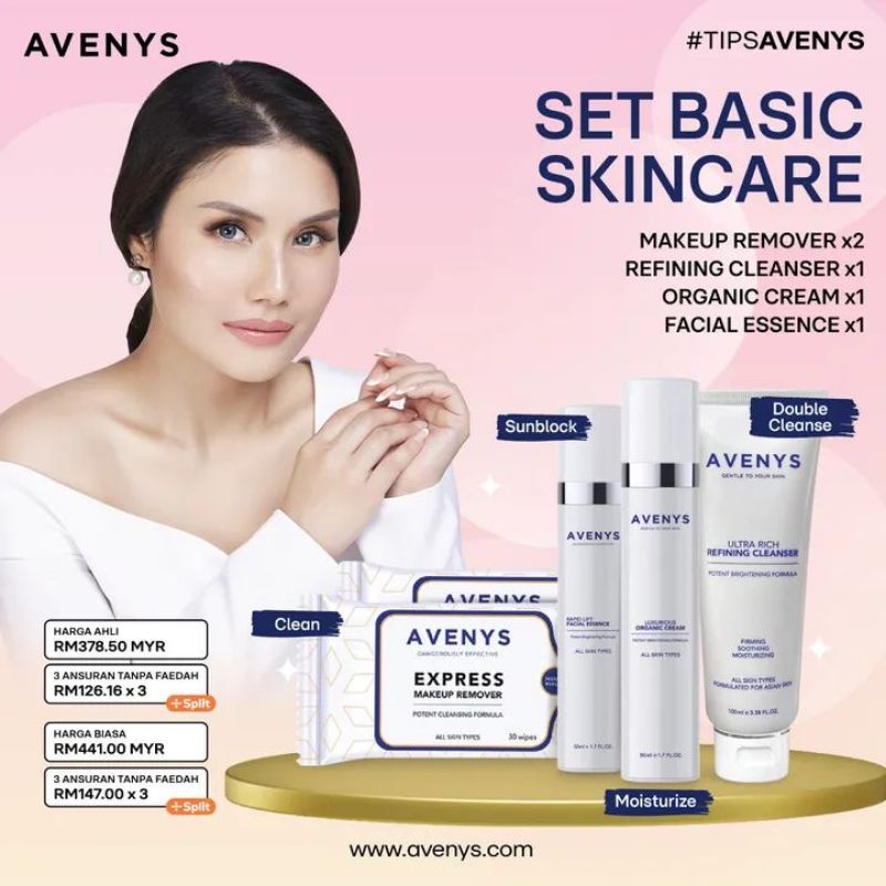 Set Basic Skincare Avenys | Shopee Singapore
