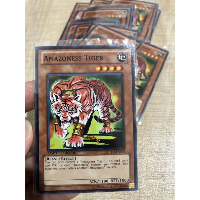 Yugioh original amazoness tiger Card | Shopee Singapore