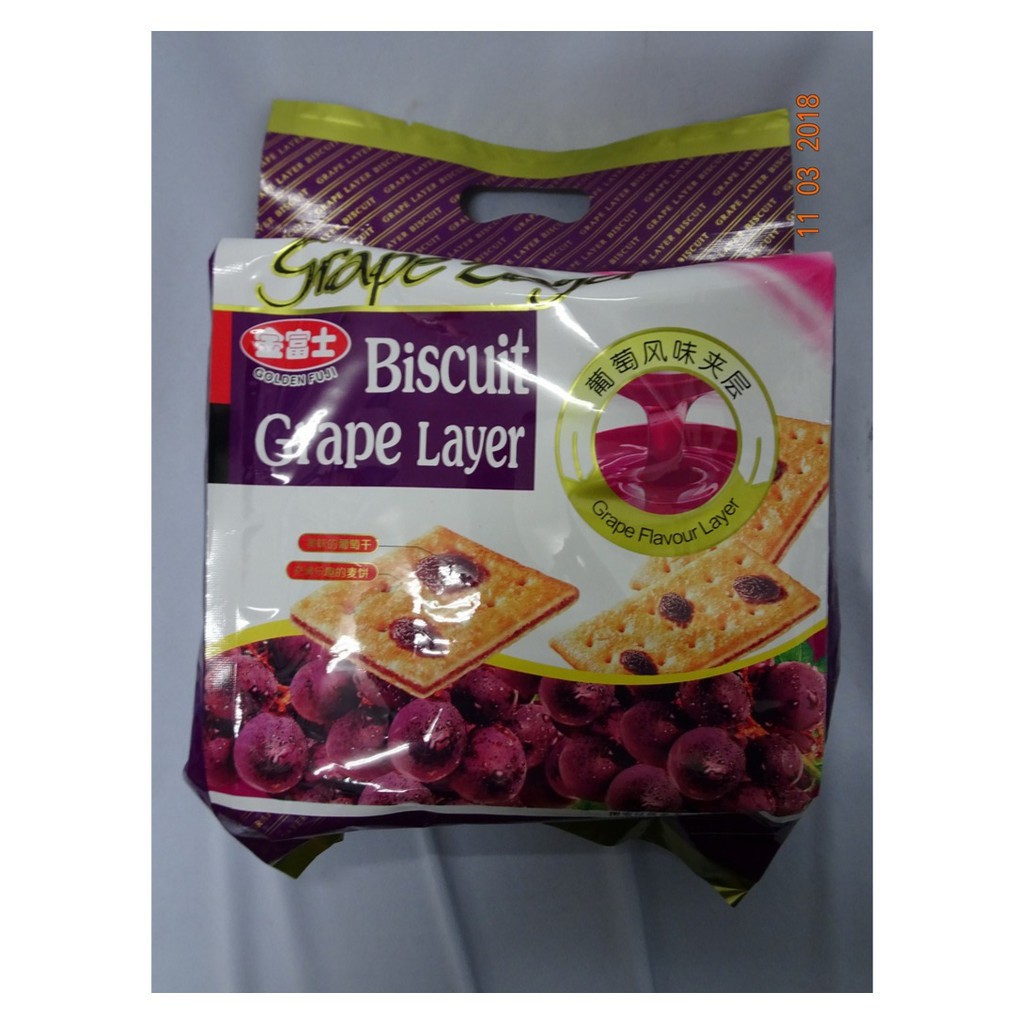 400g Golden Fuji Grape Layer Biscuit (LOCAL READY STOCK) | Shopee Singapore