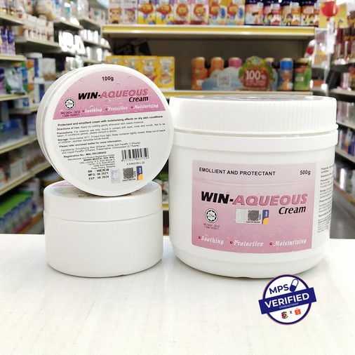 Win-Aqueous Cream (Soothing, Protective, Moisturizing) 100g/500g ...