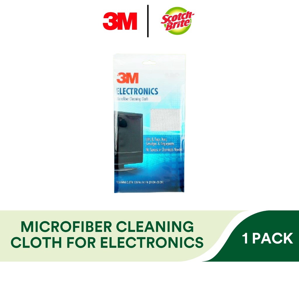 3M Scotch Brite Microfiber Cleaning Cloth, Electronics, 1 Piece, 31Cm X ...