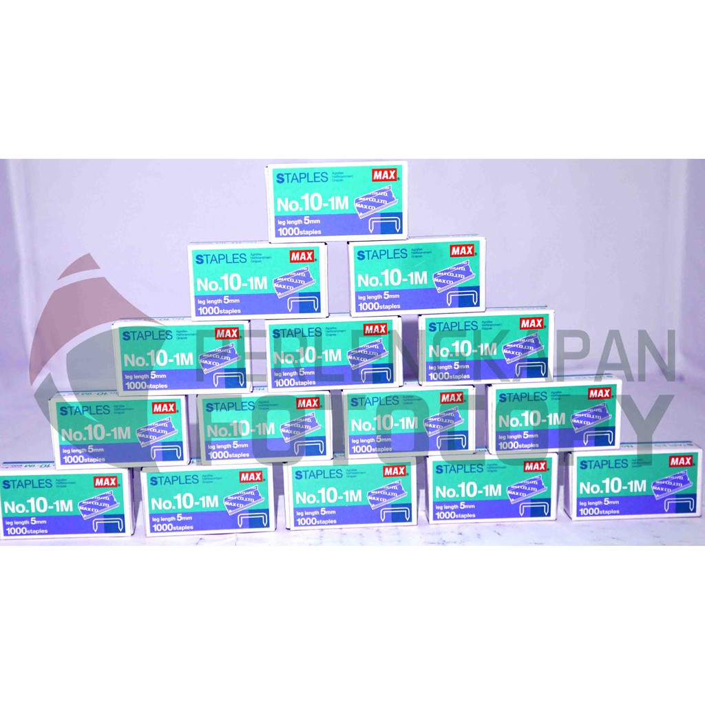 REFILL STAPLES MAX / Stapler Contents No.10 Retail PRICE 1 Small Pack ...