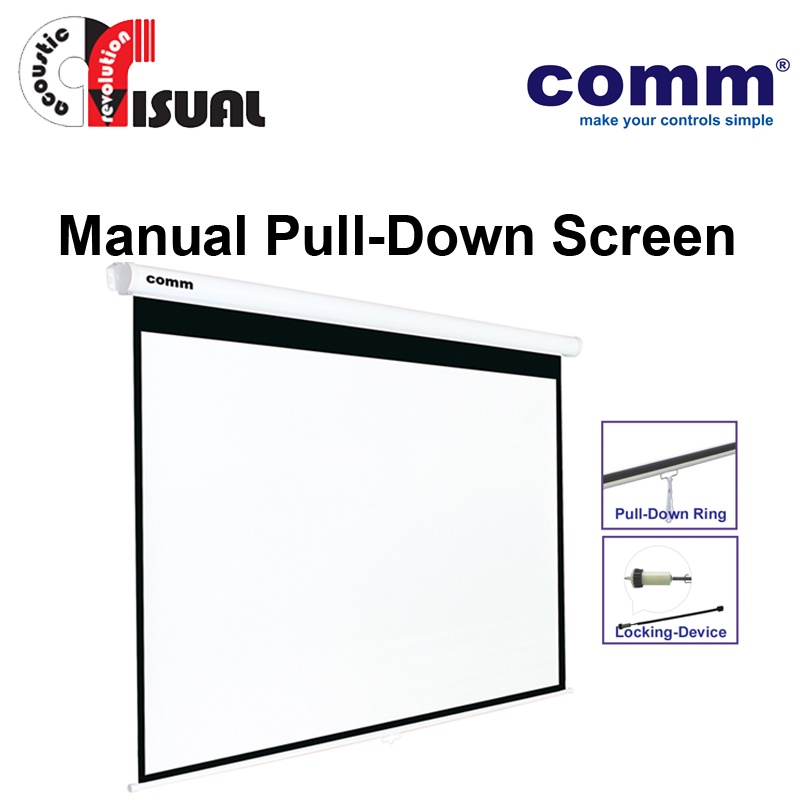 comm Manual Pull Down Screen (Format 1:1) | Shopee Singapore