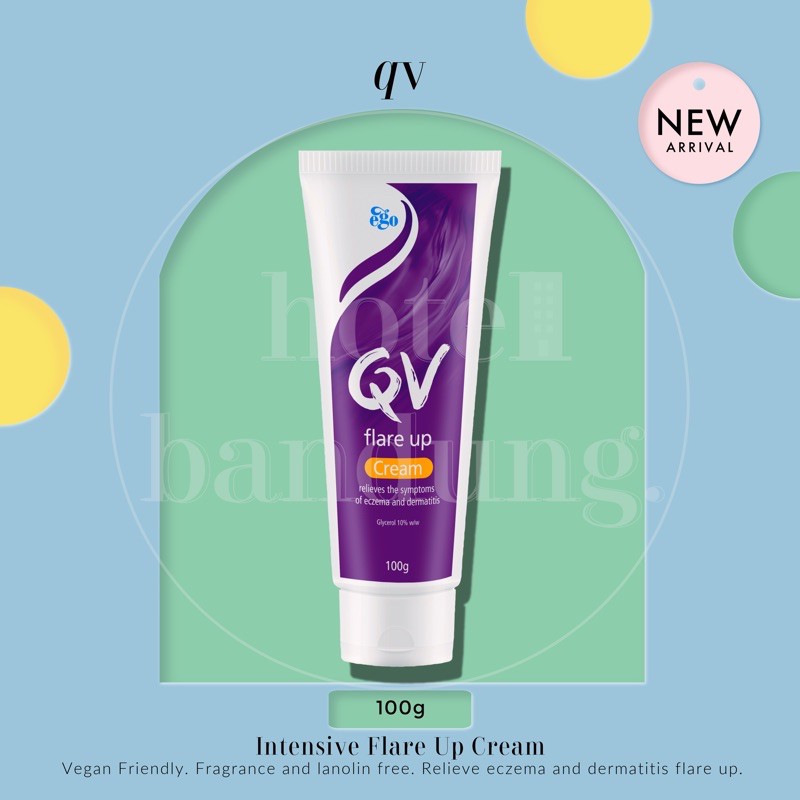 Qv Flare Up Cream | 100g | Exp 2024 | Eczema / Atopic Dermatitis | Ego ...