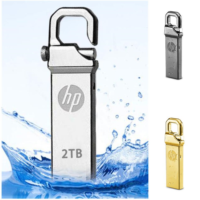 HP USB3.0 2TB Flash Drive Metal Waterproof High speed U Disk Flash ...