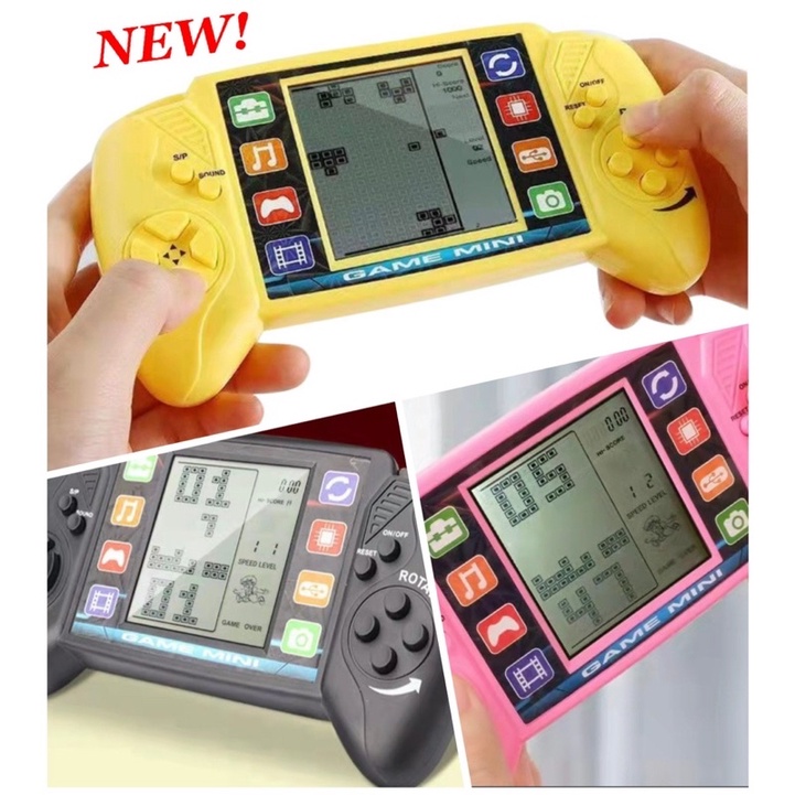 Brick Game Handheld Tetris Game Set Puzzle Game for Children | Shopee ...