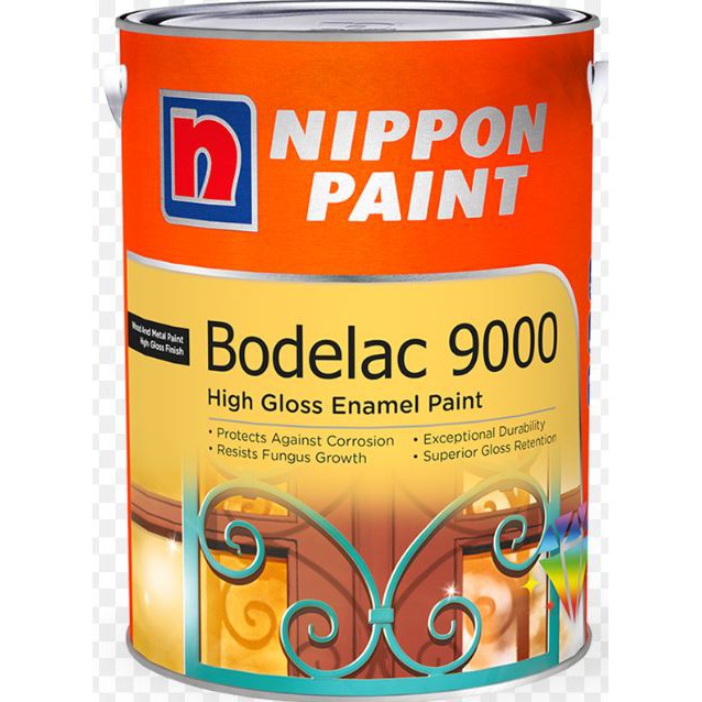 Nippon Paint Bodelac 9000 - 9052 - White 1L | Shopee Singapore