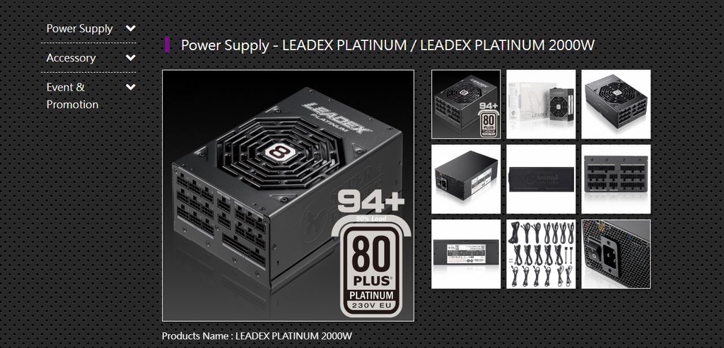 Superflower Leadex Platinum 2000W Full Modular PSU (5 YEARS WARRANTY BY ...