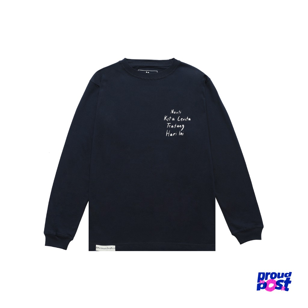 Nkcthi T-shirt Logo Later We'll Tell About Today Longsleeve Navy ...