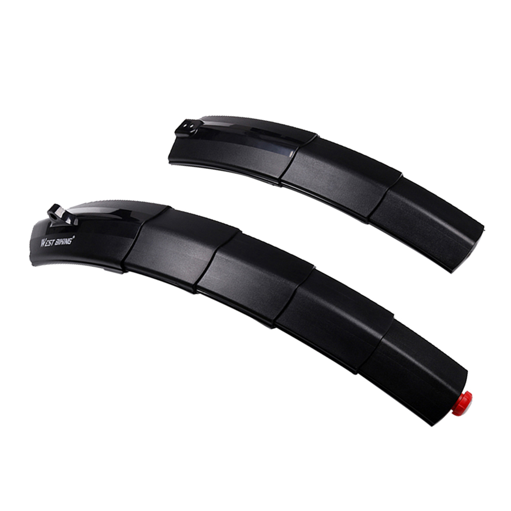 BolehDeals Foldable Bike Mudguard Adjustable Front Rear Mud Guard ...