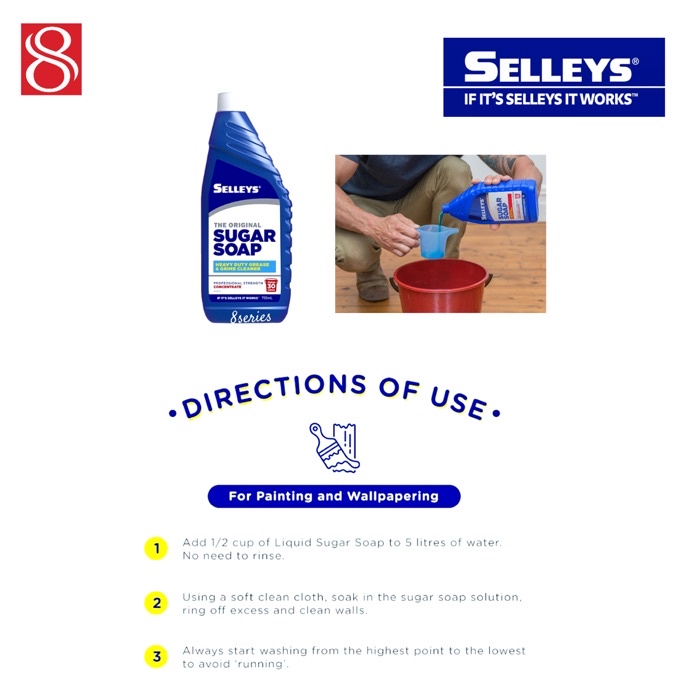 selleys the original sugar soap grease , grime cleaner | Shopee Singapore