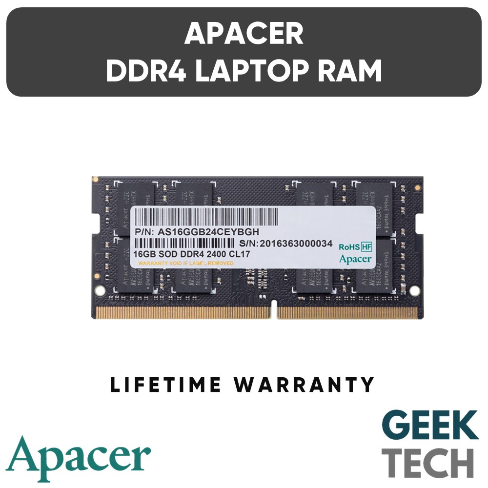 APACER DDR4 2666MHz/3200MHz SODIMM Laptop Notebook RAM (4GB/8GB/16GB ...