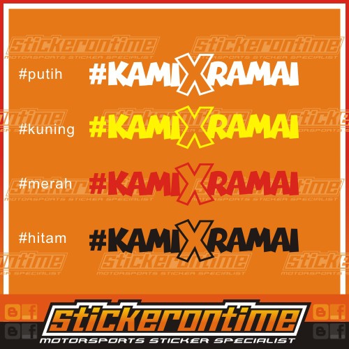 Kami X Ramai Car Sticker Motor Sticker | Shopee Singapore